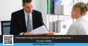 Interview Assignment Example-Template-Format | Pocket HRMS - Pocket HRMS