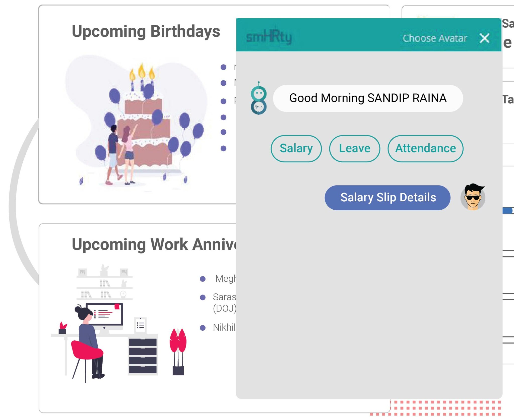 smHRty | Smart HR Chatbot | HR Bot in India | Pocket HRMS