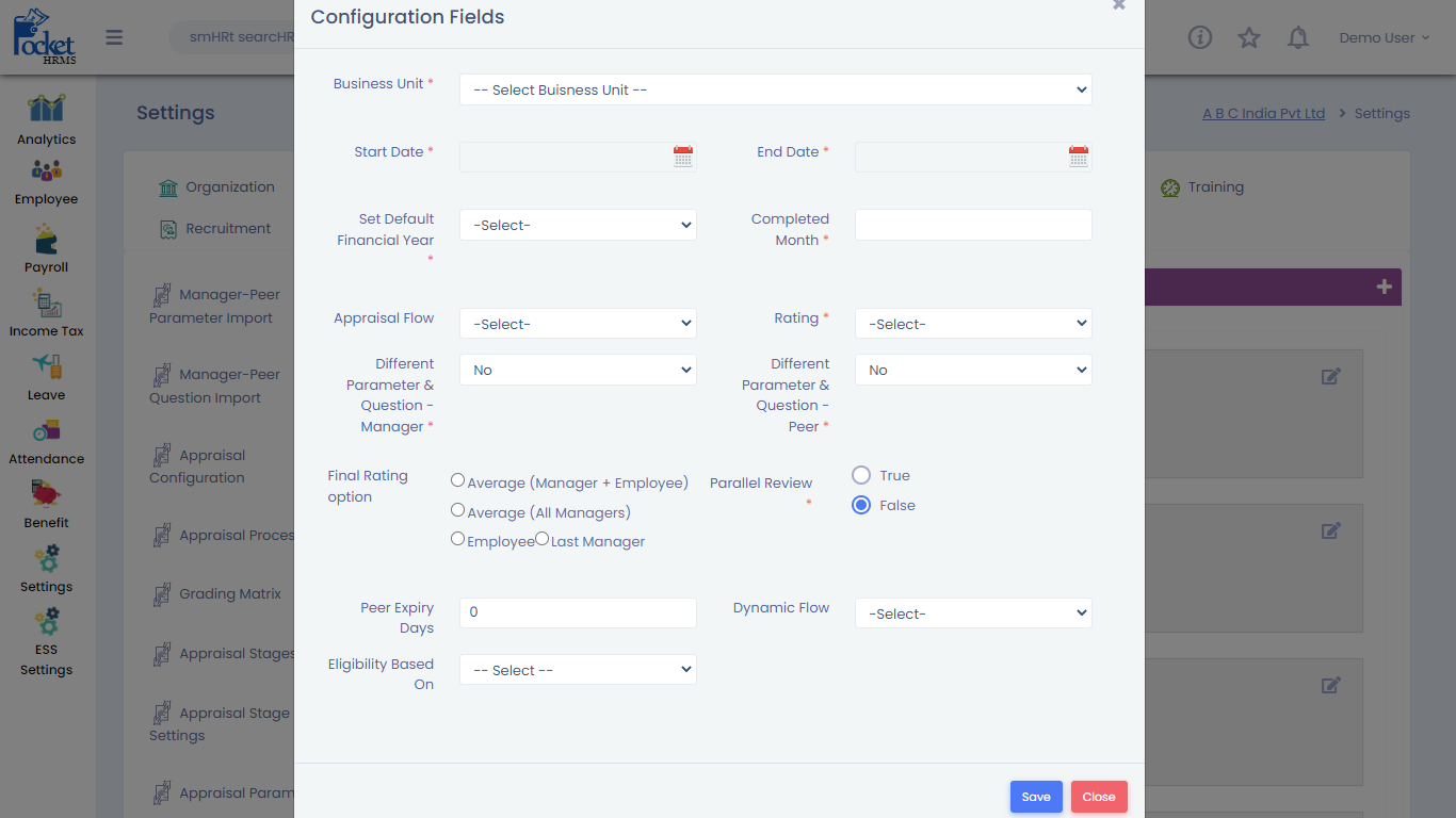 Appraisal V2 Module Tutorial