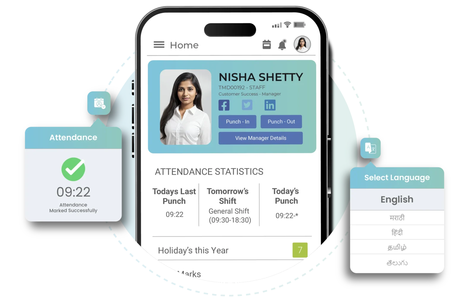 HRMS Mobile App – Manage Attendance, Leave & Payroll Easily