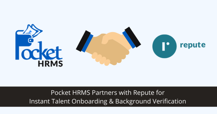 Pocket HRMS Partners with Repute for Instant Talent Onboarding and ...